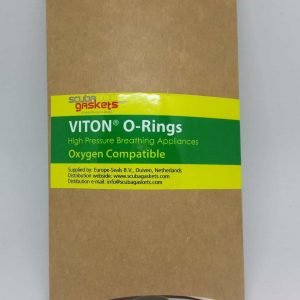 610 Green Viton® O-rings Sh75 L.P. Inflator for Hose Bull clip - Scuba Gaskets
