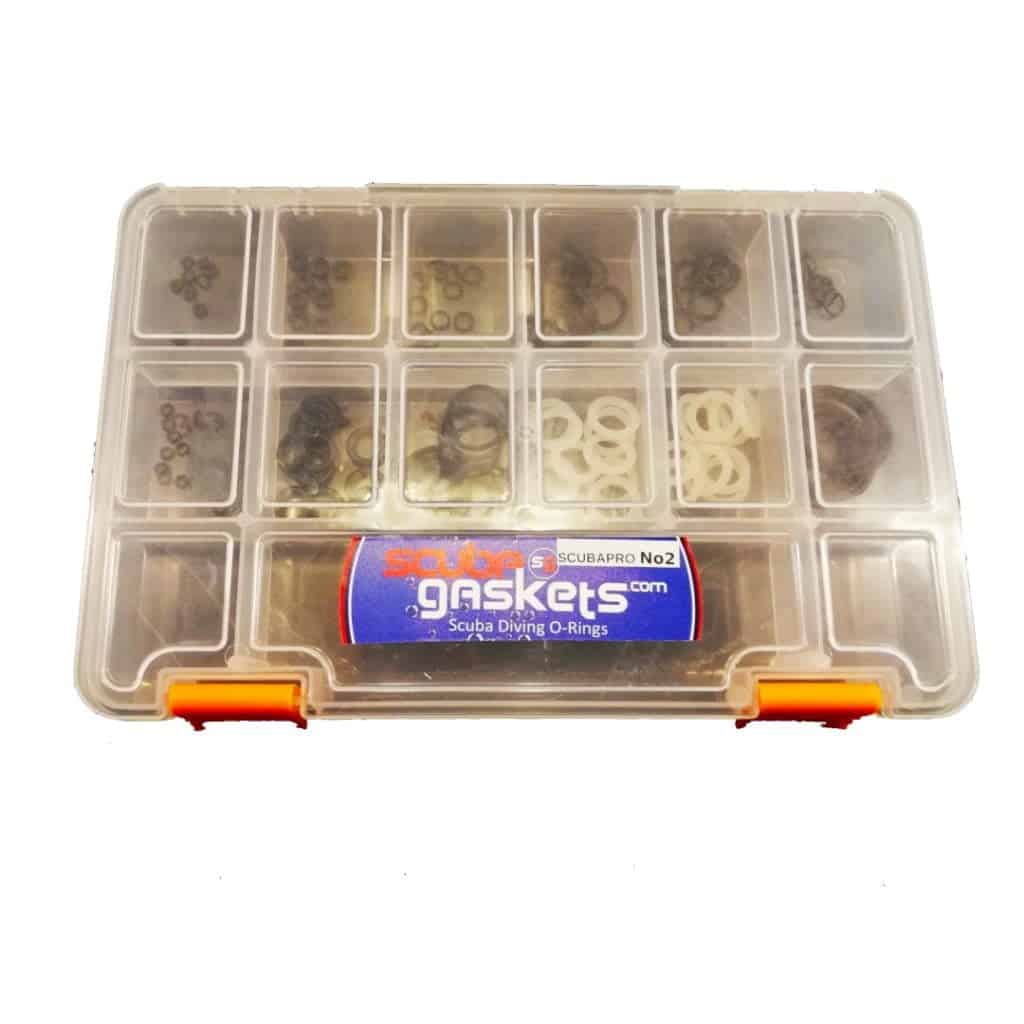 Scubagaskets O-Ring Collection box for Scubapro No2 - Scuba Gaskets